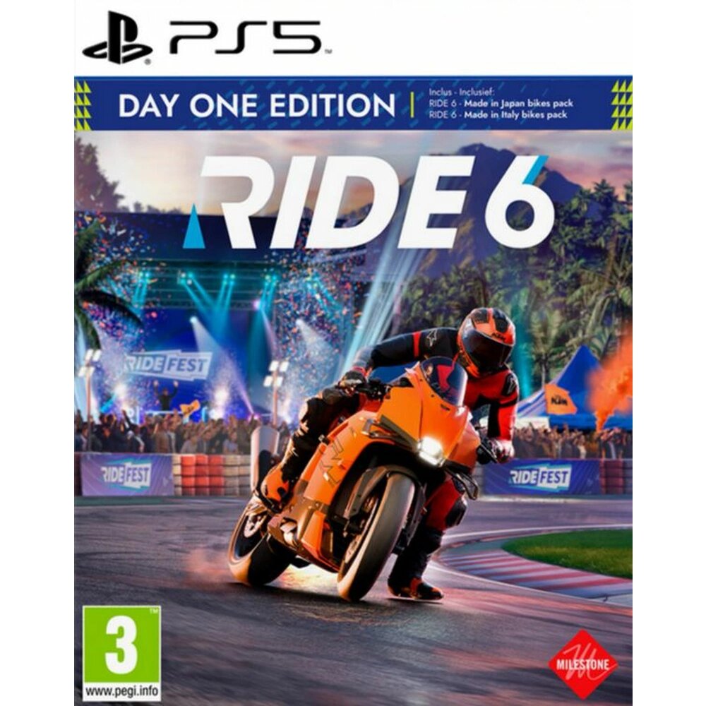 Игра Ride 6 (PS5, русская версия) Milestone Blu-ray диск 3+ гонки симулятор