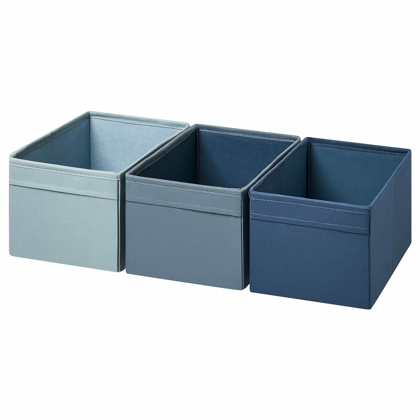 Органайзер для хранения вещей IKEA dr na, синий, 18x25x15 см, 3 шт. 105.812.39
