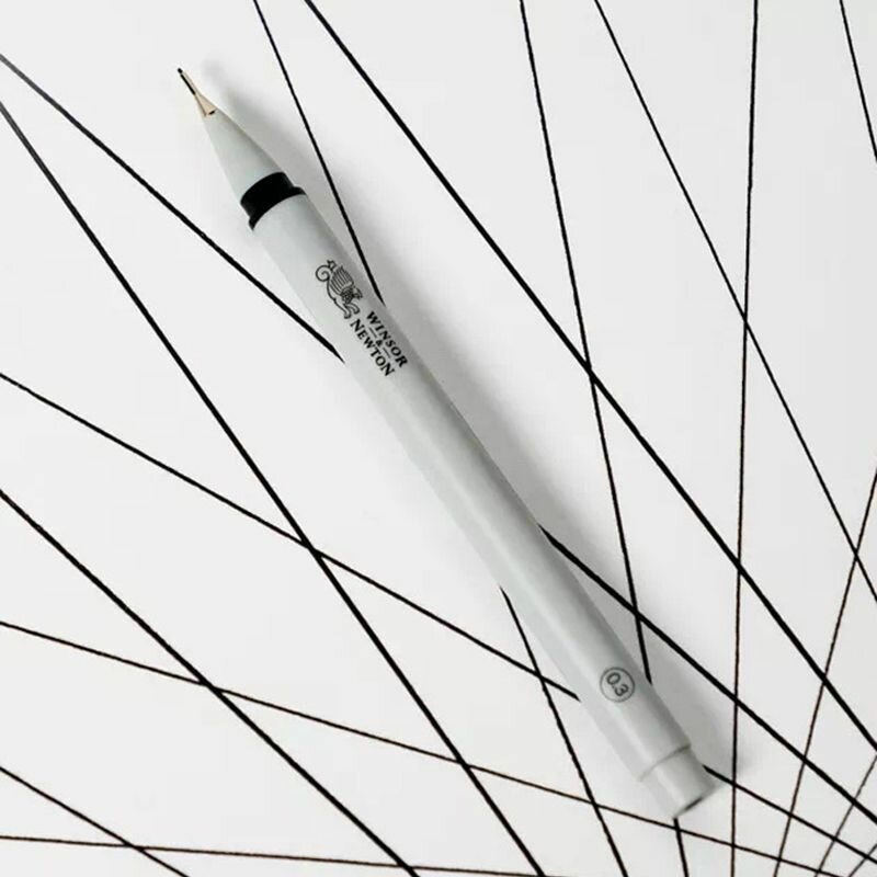 Winsor&Newton Ручка Линер, толщина линии: 0.3 мм, цвет: Черный, 1 шт.