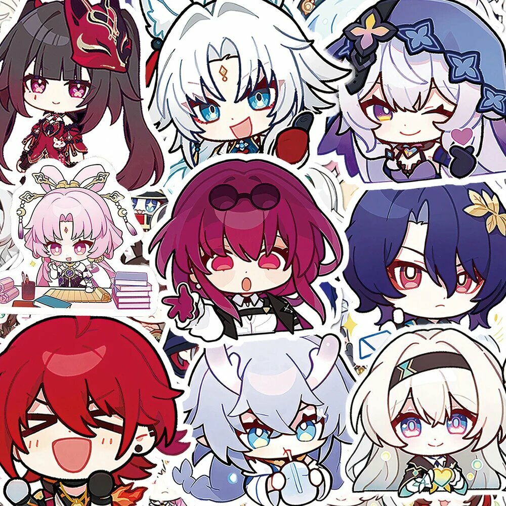 Набор наклеек Honkai: Star Rail 50PCS