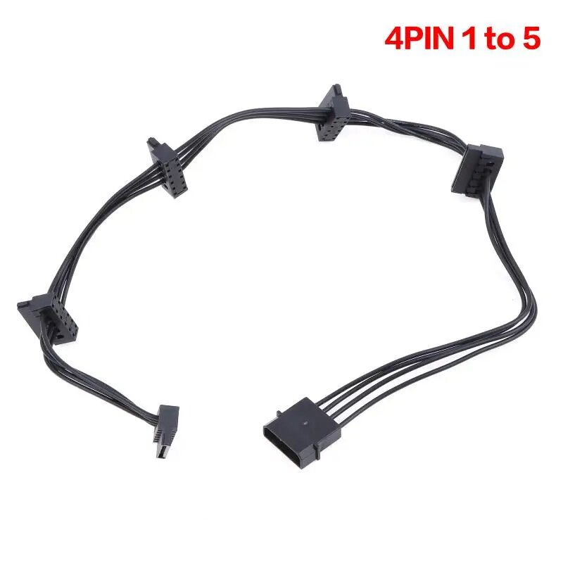 SATA разветвитель 1-к-5 4PIN 1 to 5