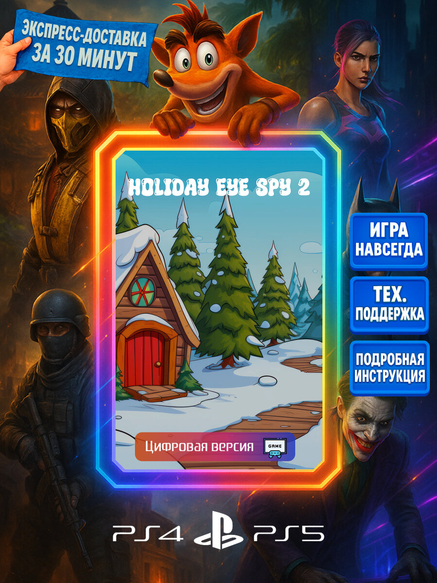Holiday Eye Spy 2 PS4/PS5 | Моментальная доставка | Английский язык | Головоломки