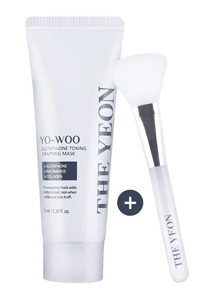 Маска-пленка The Yeon "Yo-Woo Glutathione", для выравнивания тона кожи, 70мл