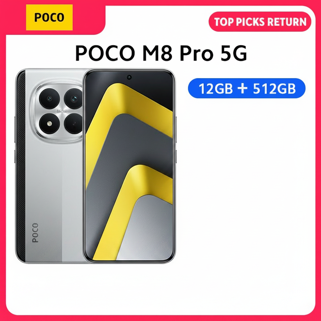 Смартфон Poco M8 Pro, 12/512ГБ, global