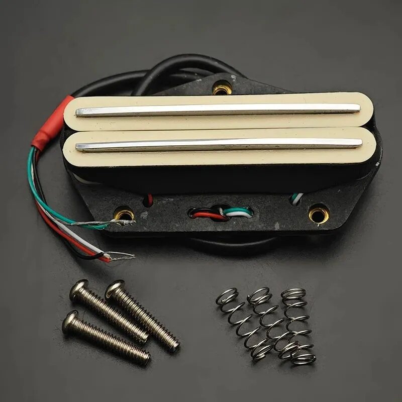 Звукосниматель Alnico 5 Tele Guitar Double Rail Humbucker Bridge для гитар Fender Tele Guitar Parts в различных цветах