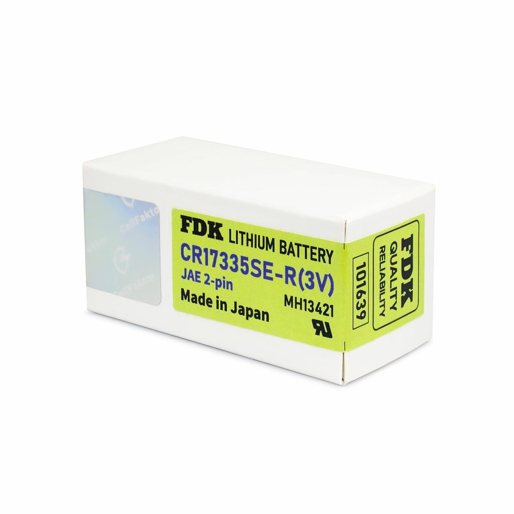 Батарейка литиевая SANYO/FDK CR17335SE-R с разъемом JAE 2-pin