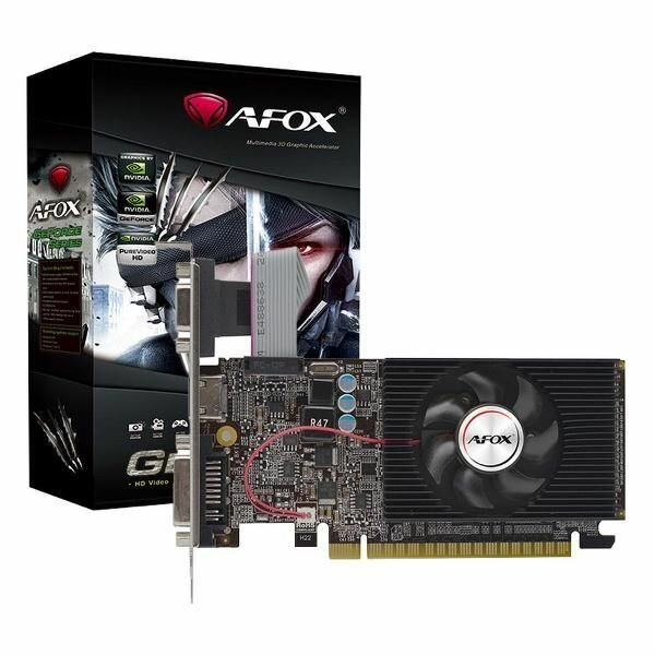 Видеокарта AFOX GT610 2GB GDDR3 64bit VGA DVI HDMI 1FAN LP RTL