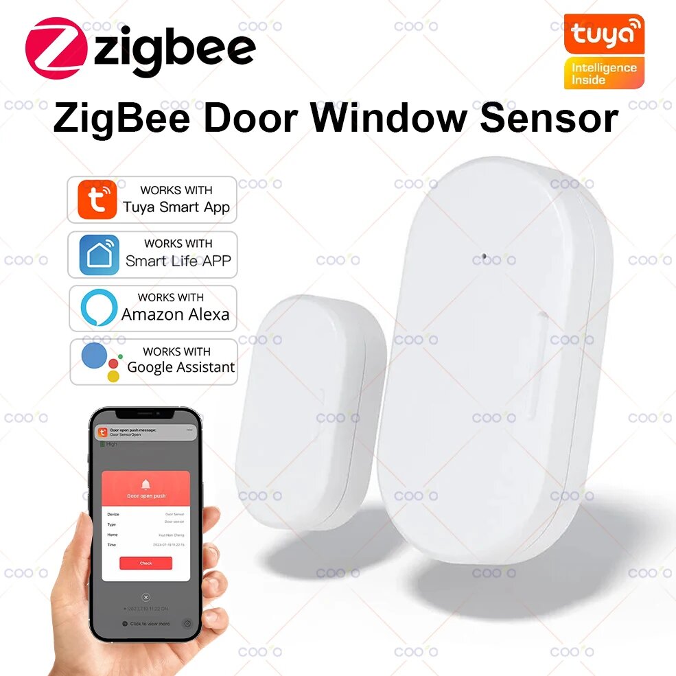 Датчик открытия/закрытия дверей и окон Coolo Zigbee