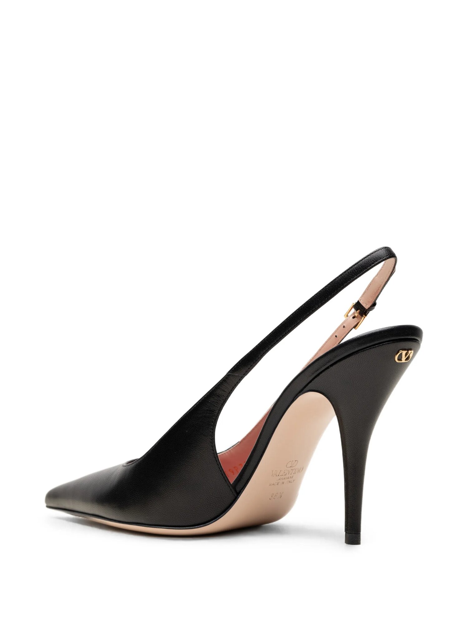 Туфли Valentino Pointed-toe pumps, размер 36,5, черный — фото 1