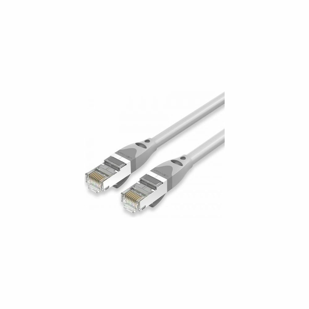 Прямой патч-корд VENTION SFTP cat.6A, RJ45 - 0,5м. Серый IBHHD