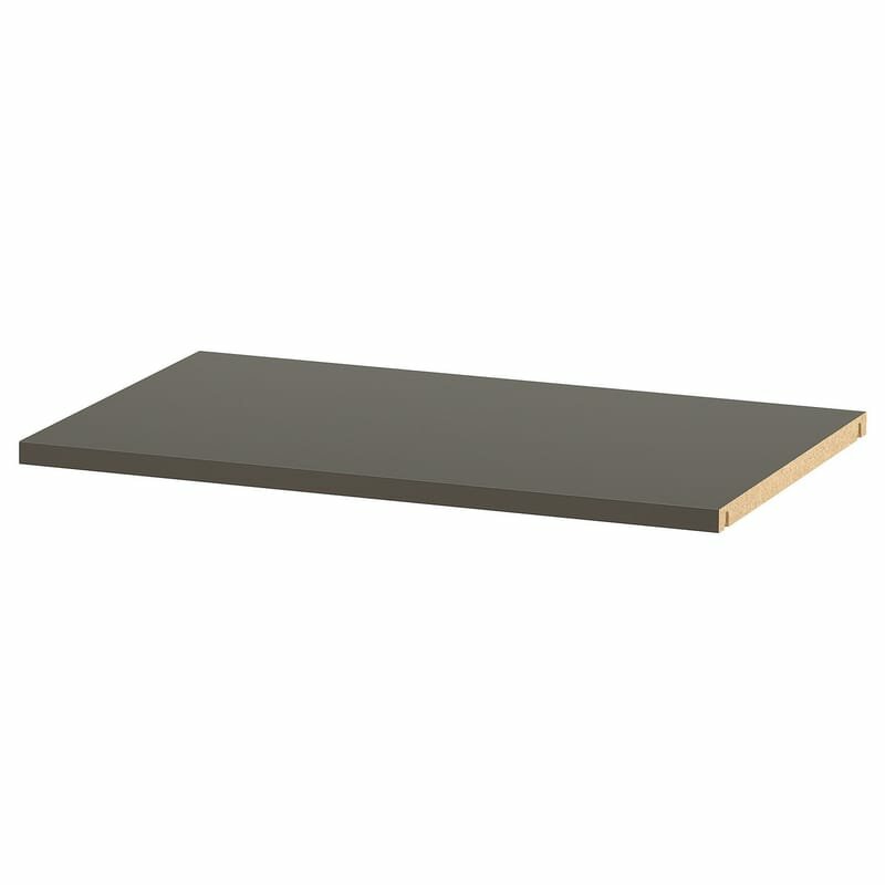 Органайзер для хранения вещей IKEA BEST полка, темно-серый, 56x36 см 105.386.27