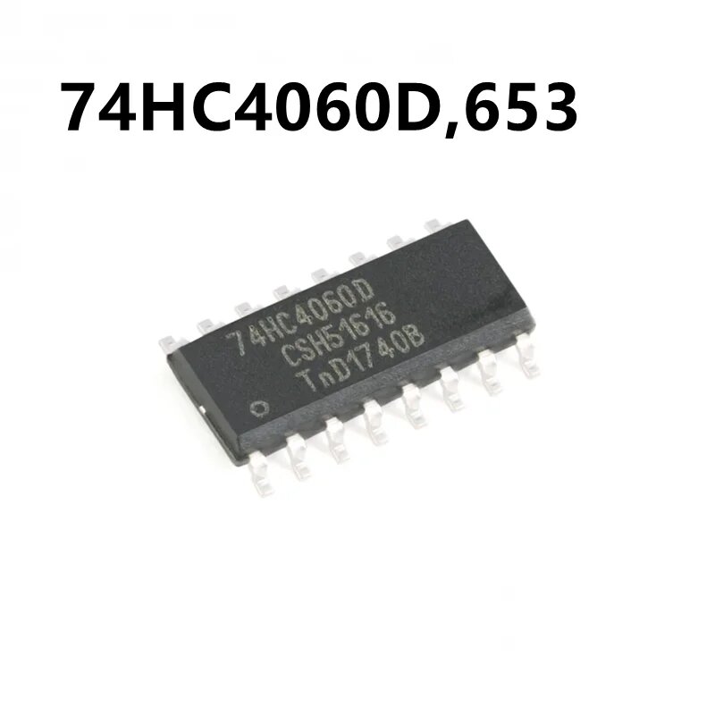 (10 шт.) 74HC4060D SOIC-16 битовый счетчик импульсов
