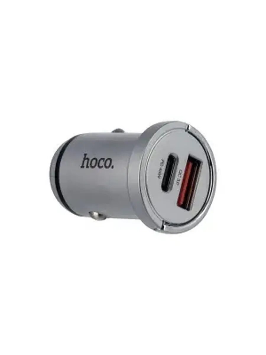 Автомобильный зарядник с Type-C и QC3.0, 45W