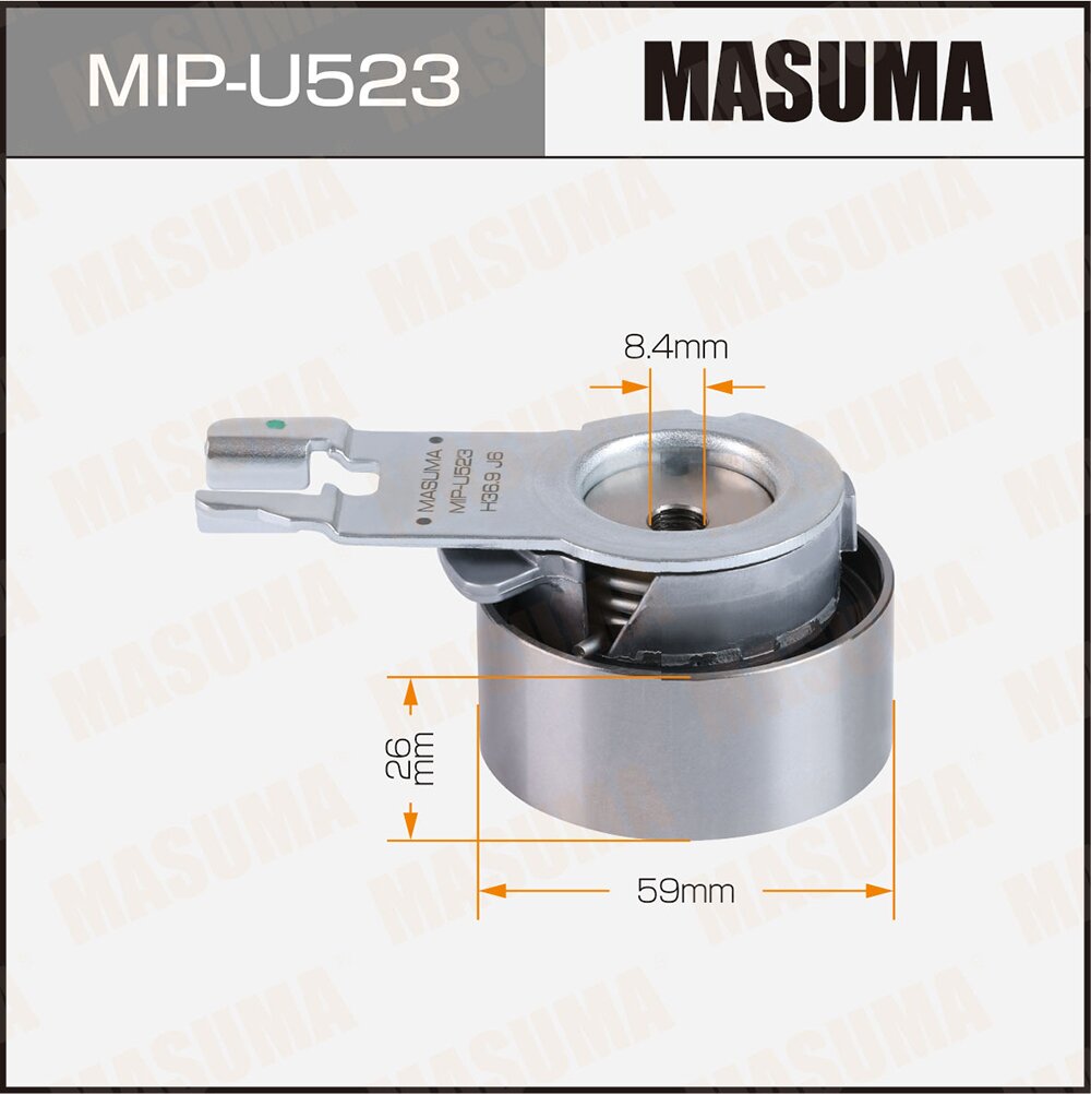 Ролик натяжной ремня ГРМ Masuma MIP-U523