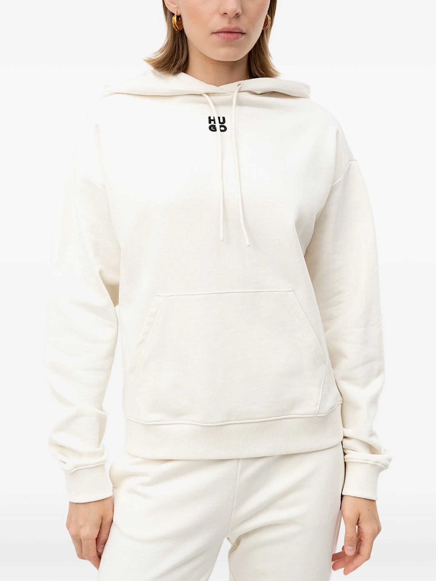 Худи Logo-print drawstring hoodie
