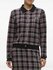 Куртка EA7 EMPORIO ARMANI Check-print button-up jacket, размер 40, черный
