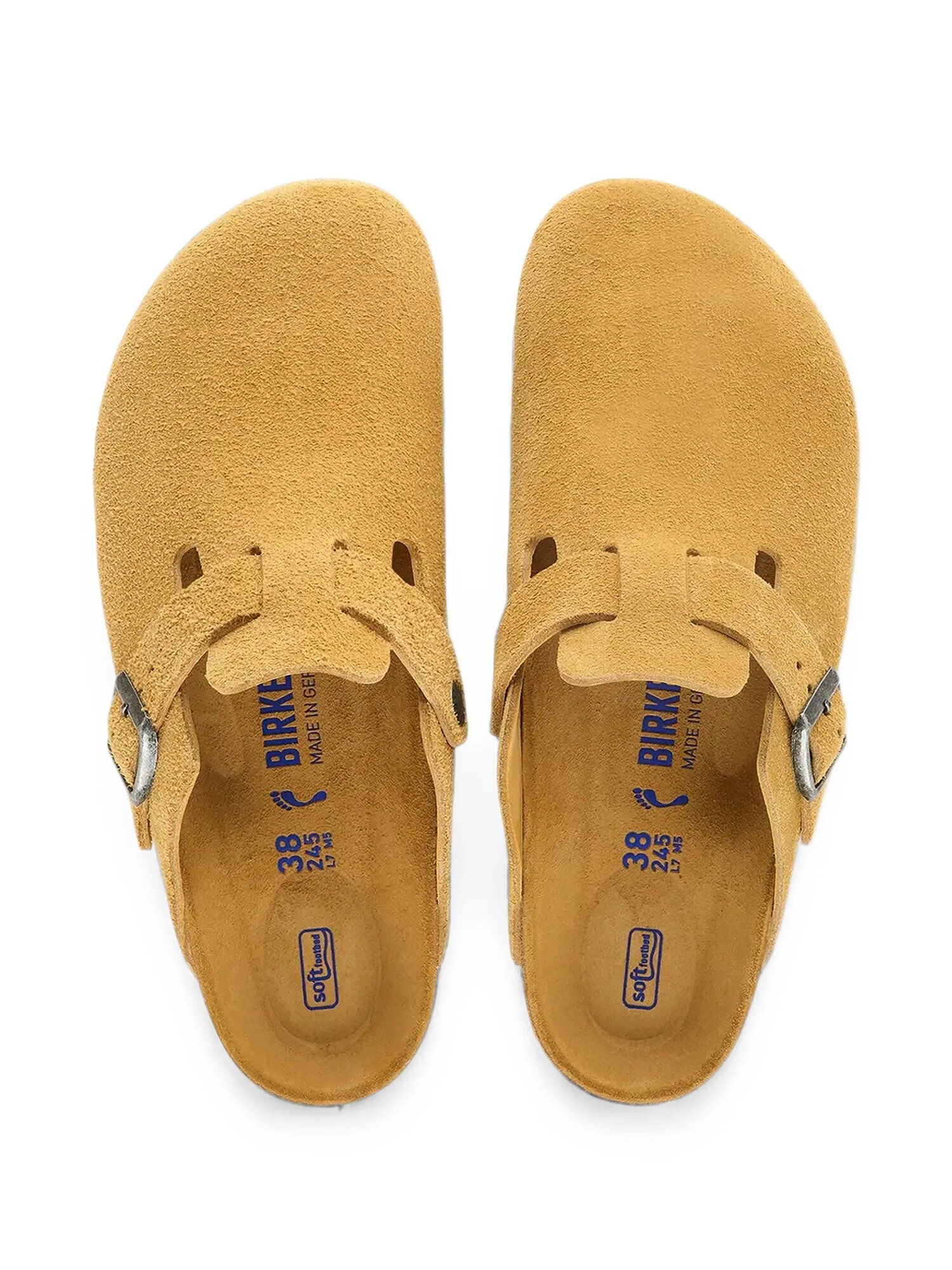 Мюли Birkenstock Boston buckle-fastening mules, размер 37 EU, Желтый — фото 1