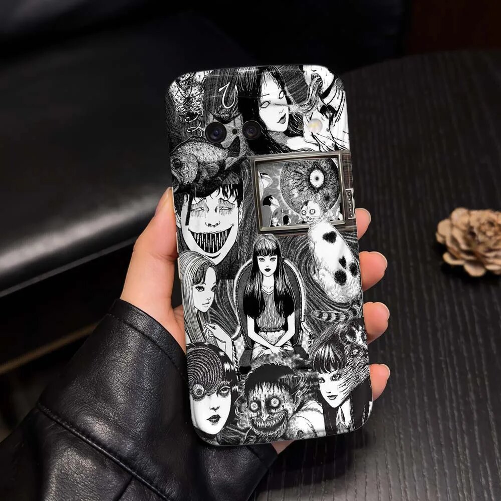 Чехол Junji Ito Horror Cover для Google Pixel 10 9 8 7 8A 7A Pro XL 2024, мягкий чехол для телефона с эффектом волнового масла
