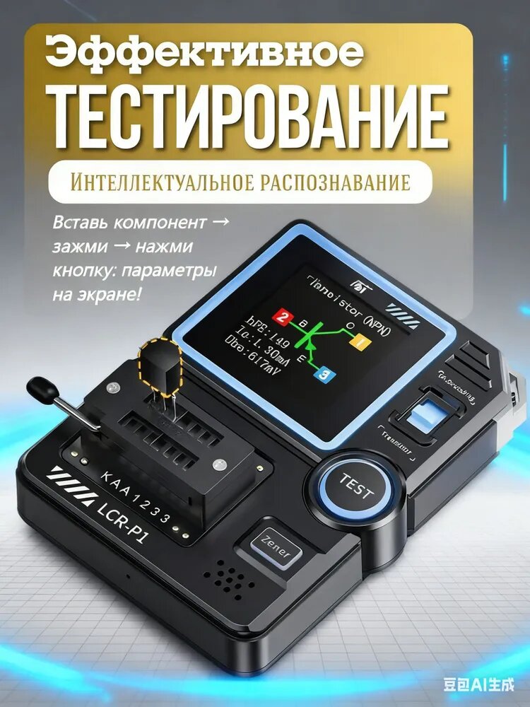 Транзистор измерительный прибор LCR-P1 многофункциональный тестер емкостного сопротивления
