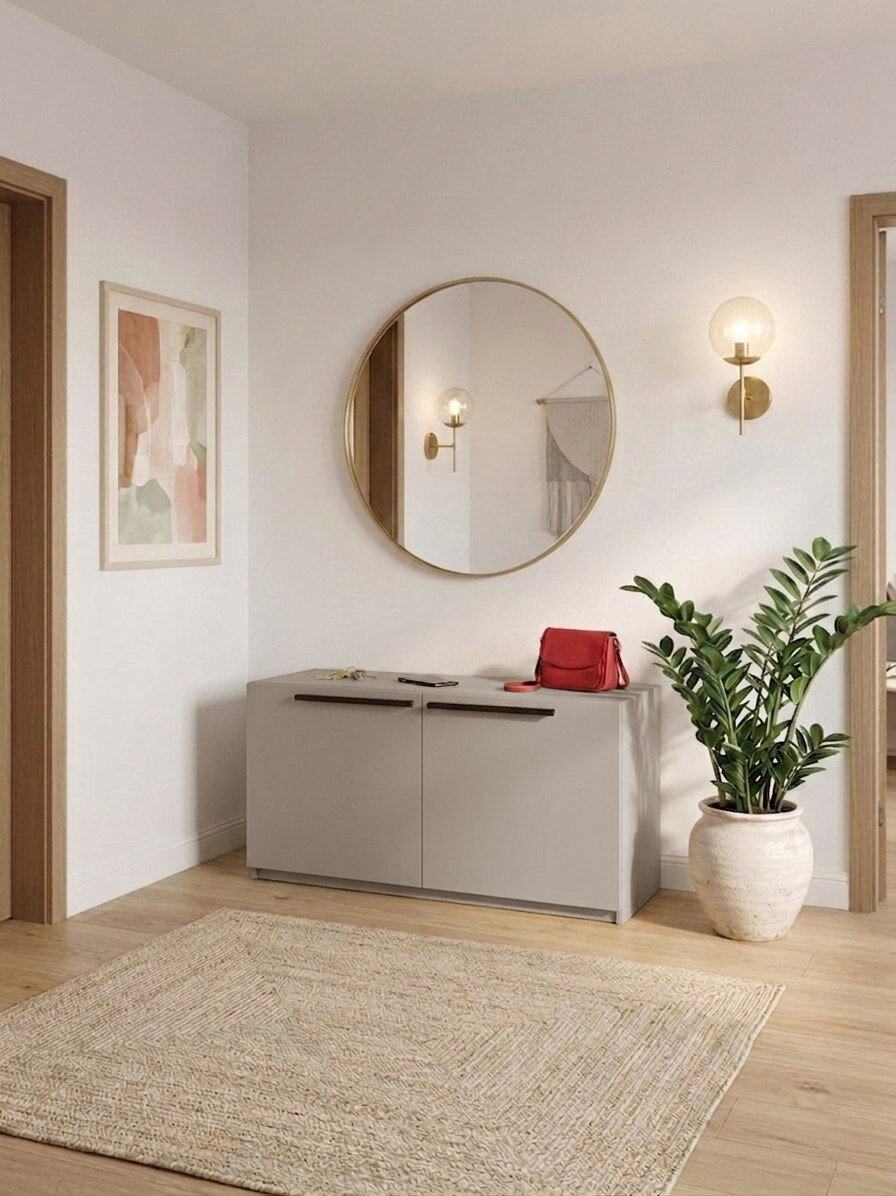 Обувница Лорена Пакс-2 Кашемир 5981 BS NEW 100x43x48 см, бежевый GOODFORM