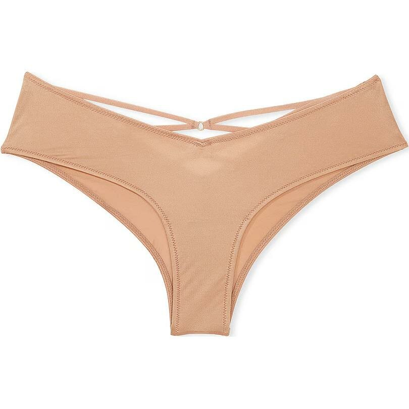 Трусики-стринги женские Victoria's Secret Icon By Victoria's St In Le Cy Panty/Pe, бежевый, M EU