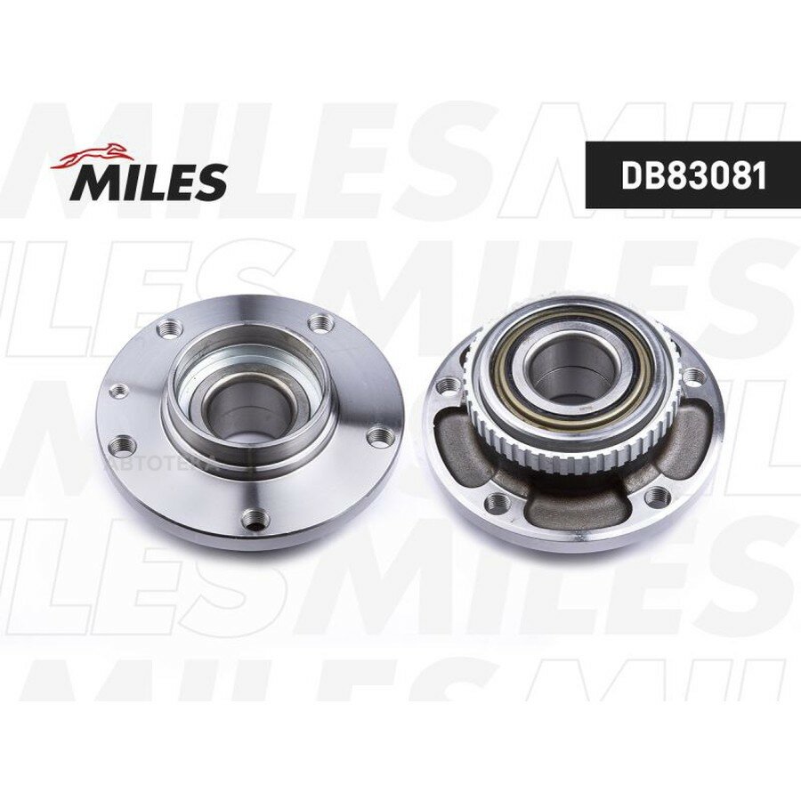 Ступица колеса передняя с подшипником BMW 5 E34/7 E32 86-95 (SKF VKBA1338) DB83081 MILES DB83081