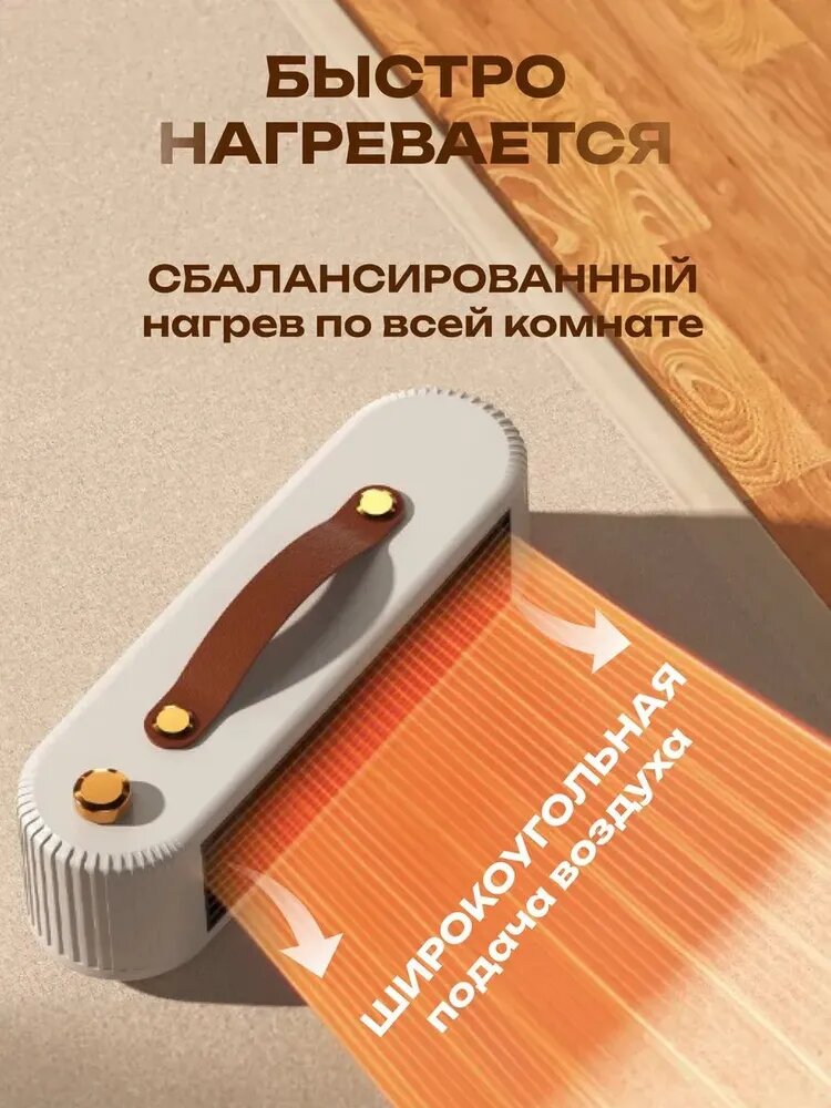 Тепловентилятор Обогреватель для дома, 800 Вт, тепловентилятор — фото 1