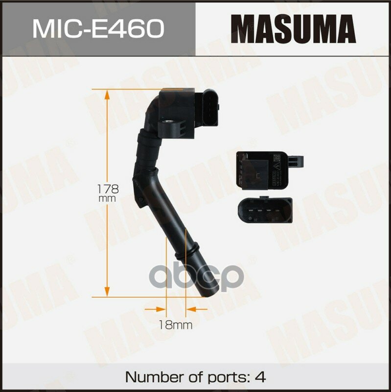 Катушка зажигания MERCEDES-BENZ C-CLASS (W205) / M264.915 / 2018–2021 Masuma арт. MIC-E460