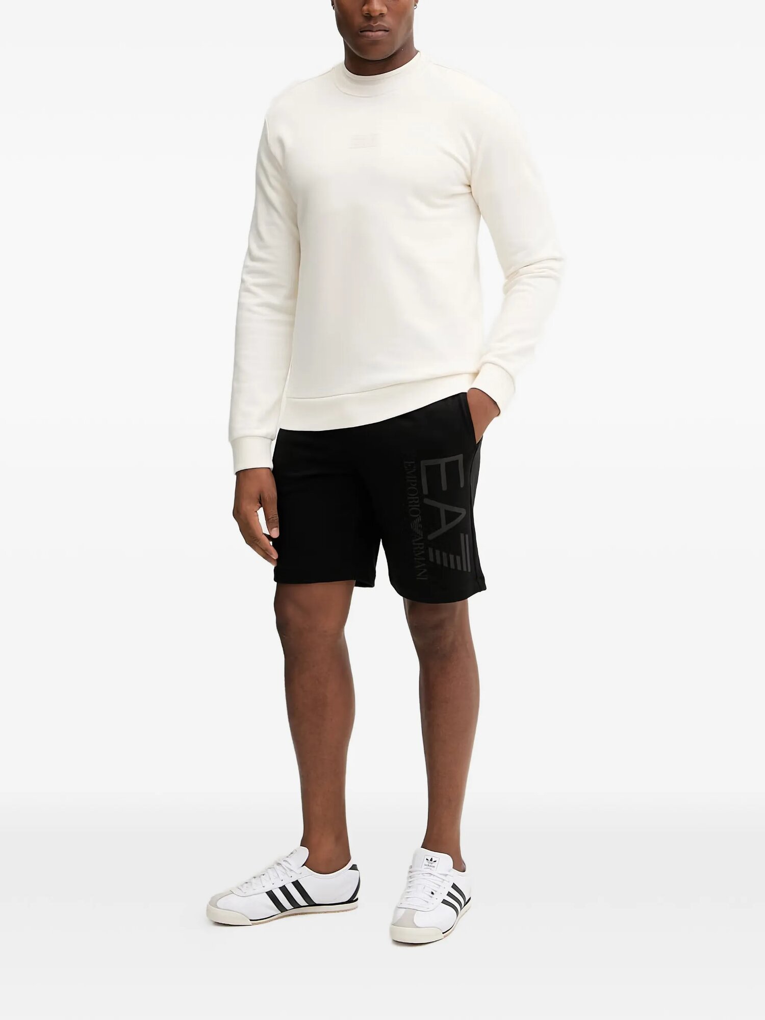 Толстовка EA7 EMPORIO ARMANI Crew-neck sweatshirt, размер 46 — фото 1
