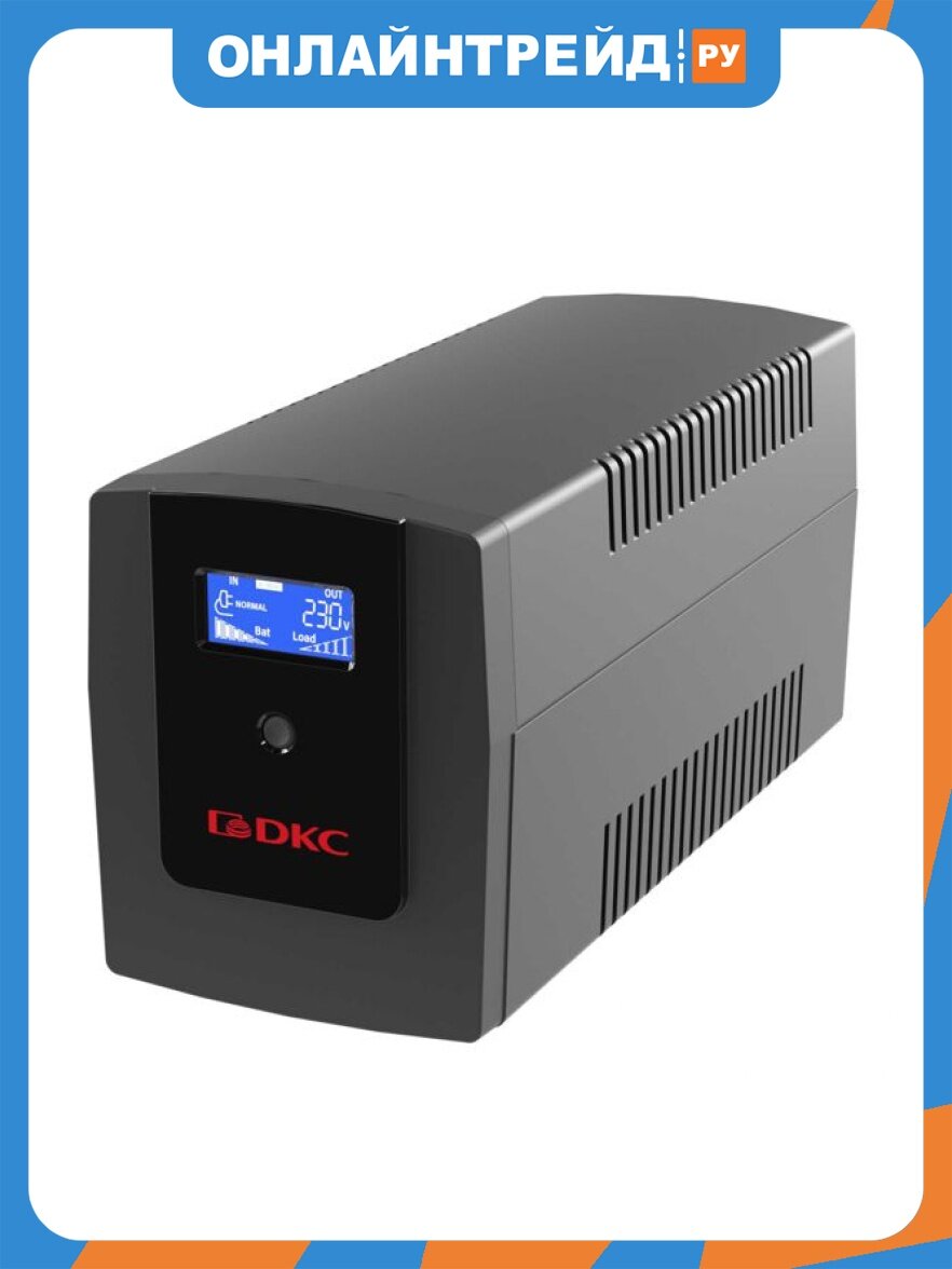 Источник бесперебойного питания Dkc Info LCD 1500В. А Schuko (3) USB + RJ45, INFOLCD1500S
