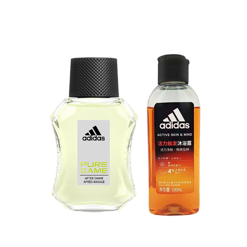 Набор для ухода за кожей мужской Adidas Active Dynamic Pulse, водостойкий натуральный стойкий аромат