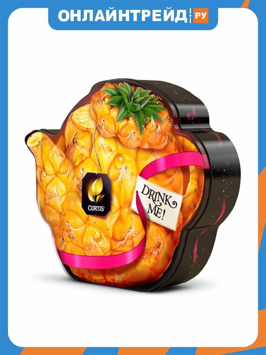 Чай зеленый Curtis DRINK ME! PINEAPPLE TEAPOT ароматизированный 70 г