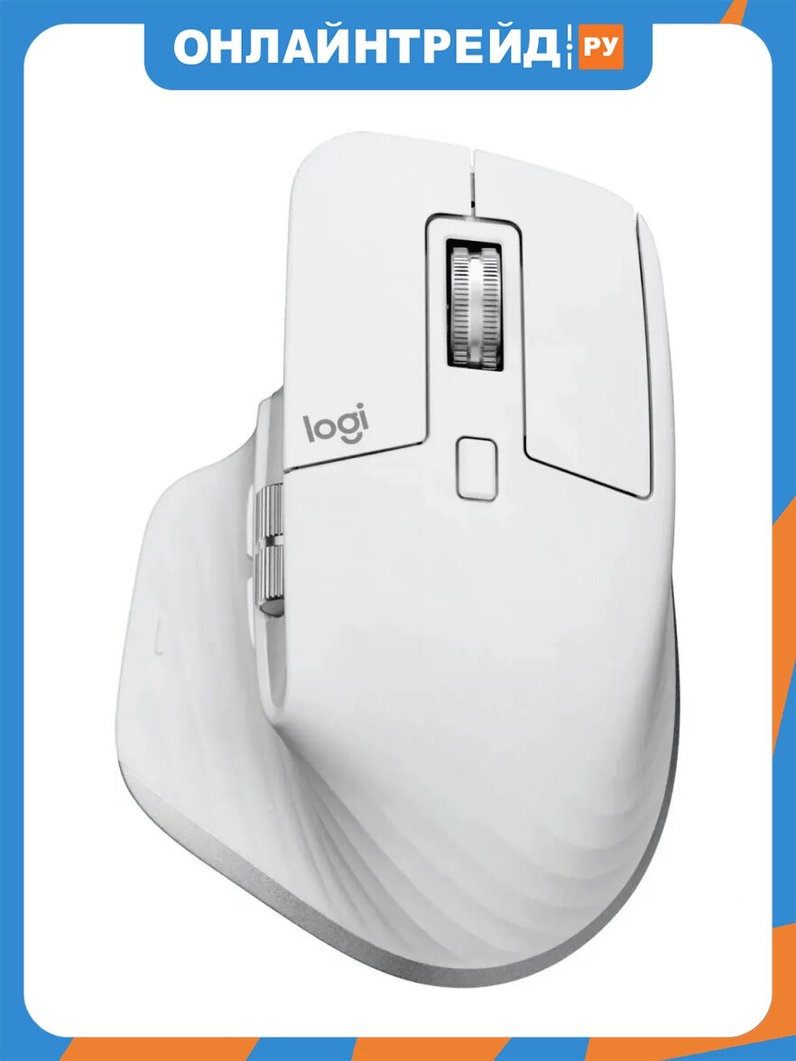 Мышь Logitech MX Master 3S беспроводная светло-серый (910-006566)