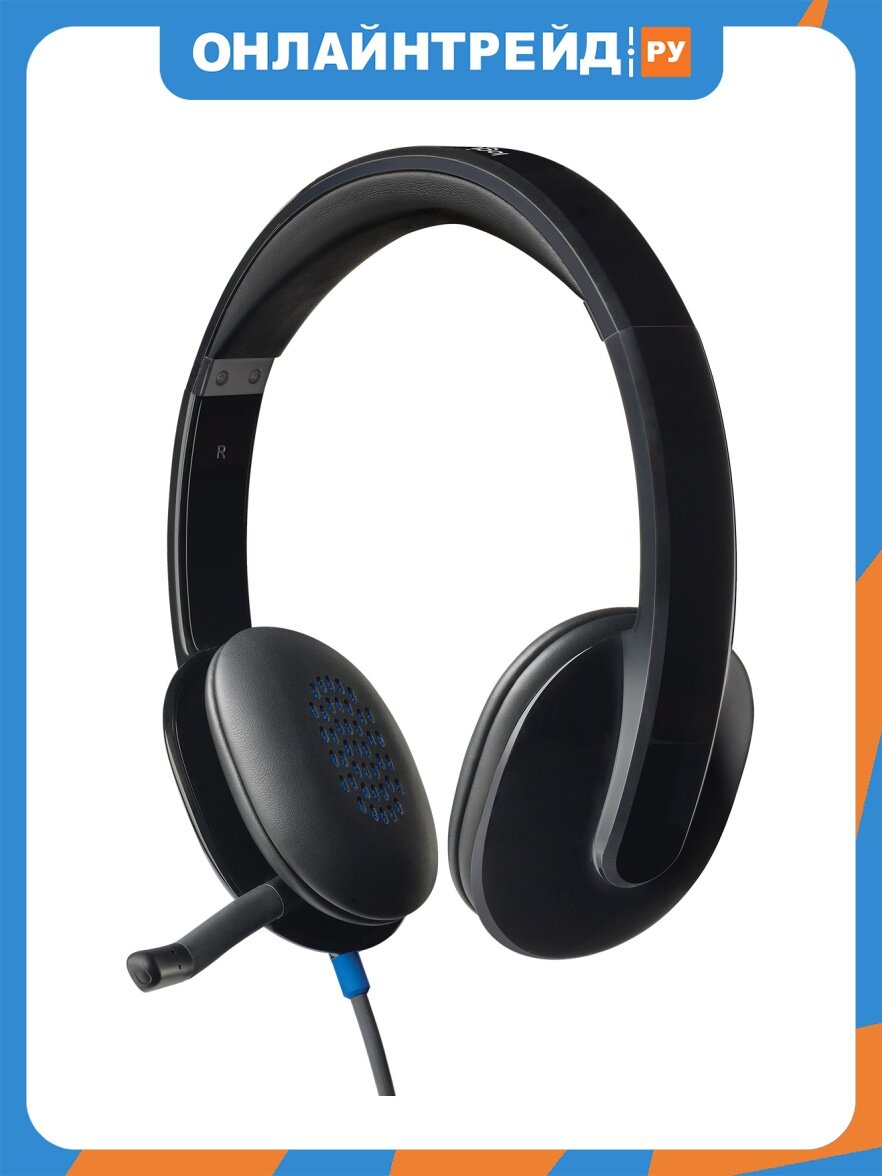 Гарнитура Logitech Headset H540 USB, проводная (USB)