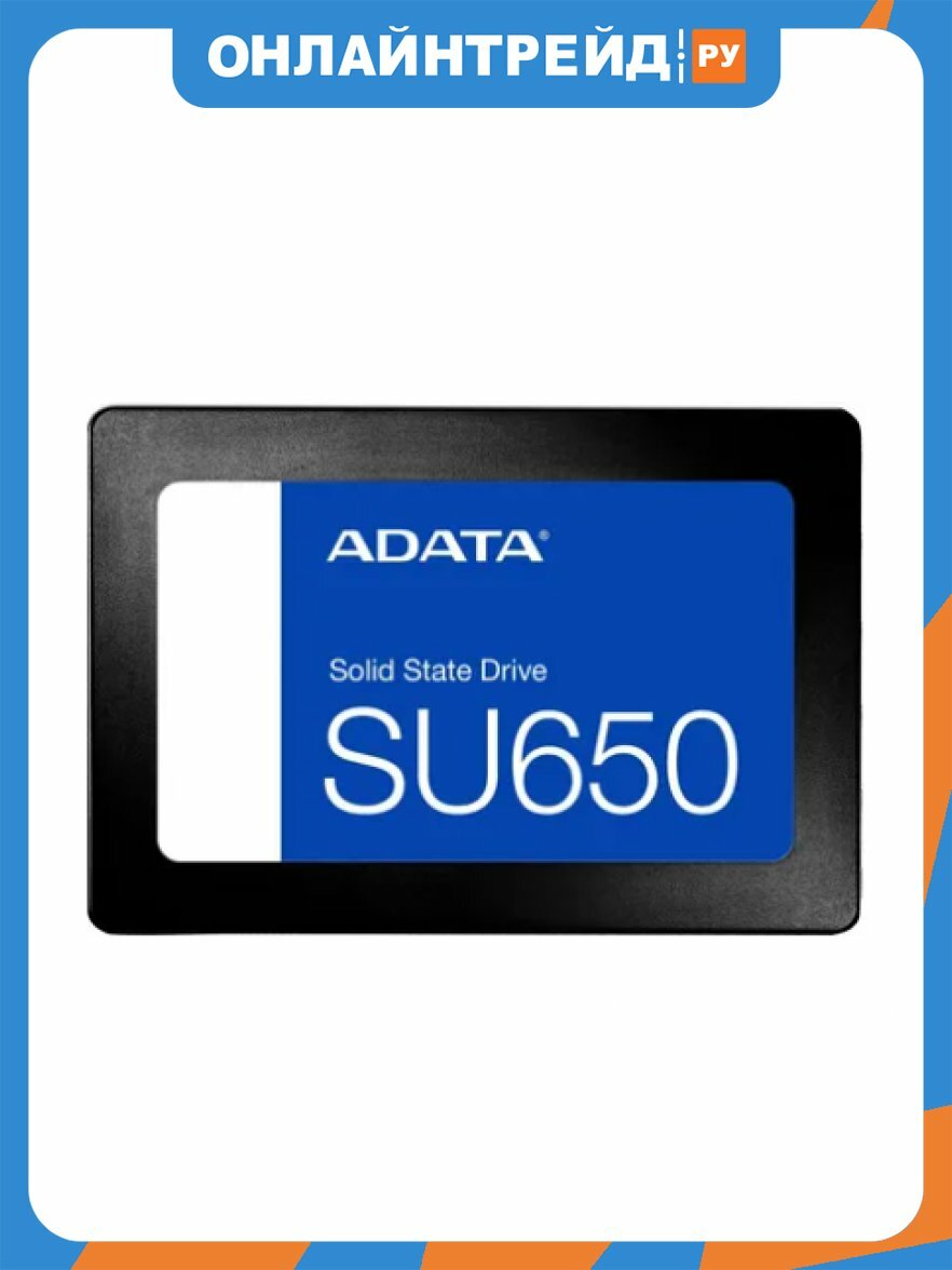 SSD диск Adata Ultimate SU650, 2000GB, 2.5", SATA (ASU650SS-2TT-R)