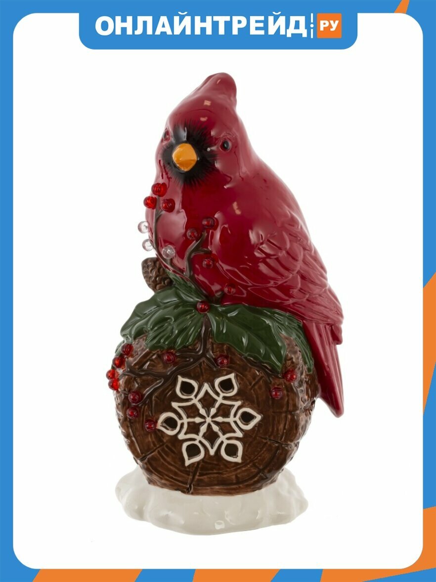Фигурка декоративная Remeco Collection "Птичка " с подсвет, 13,5х10х26 см