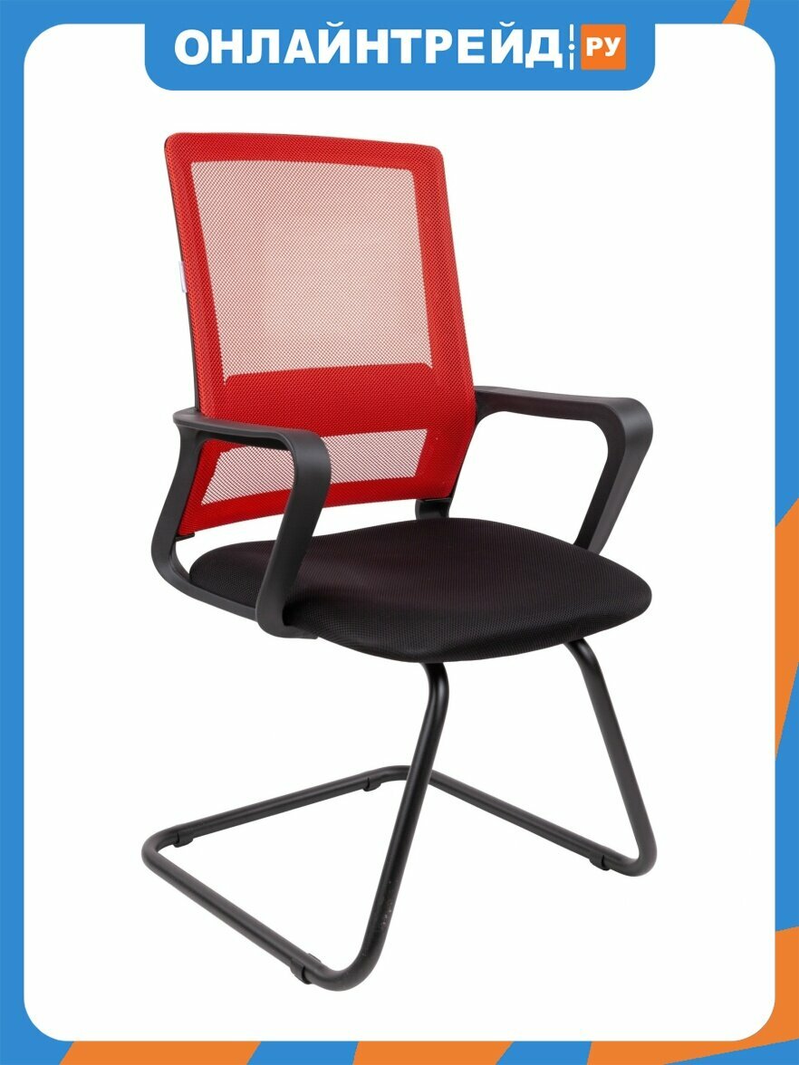 Кресло офисное Chairman 606V Россия TW-69 красный