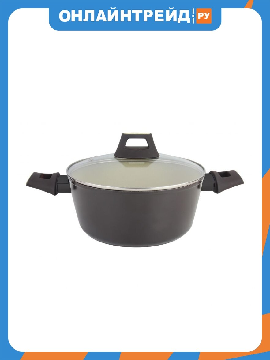 Кастрюля с крышкой Pomi D'oro Olivine NOVA P-595542, 24 см