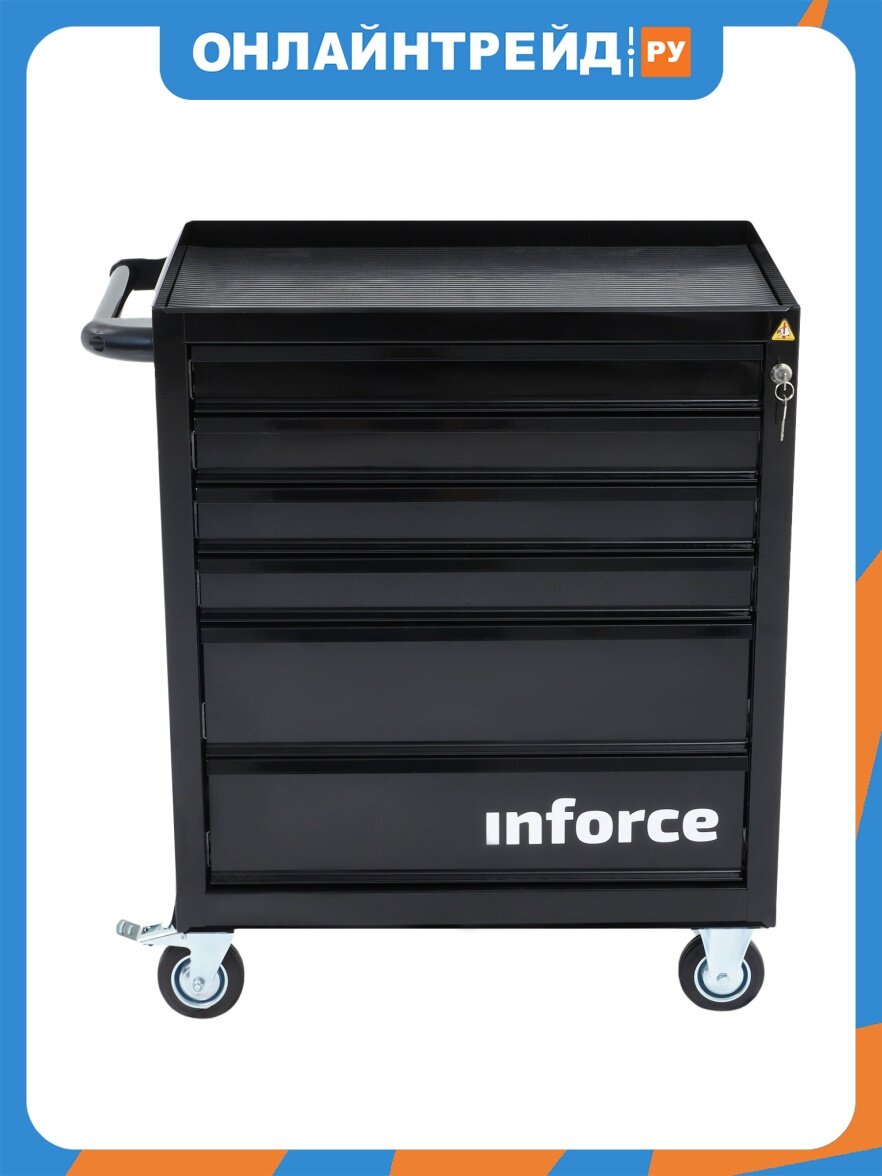 Тележка инструментальная Inforce , 6 ящиков, габариты без упаковки 745х465х825мм 06-01-15