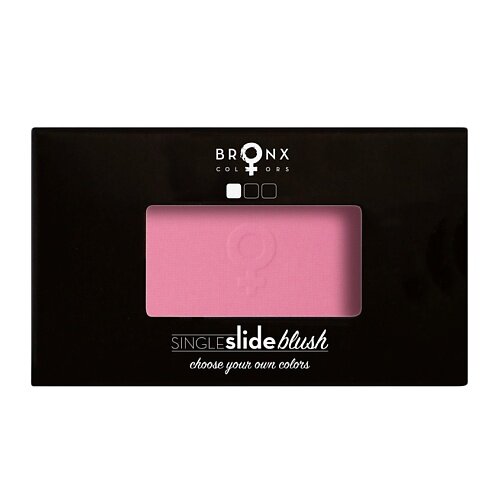 BRONX COLORS Румяна для лица Single Slide Blush, FLAMINGO, 4 г FLAMINGO