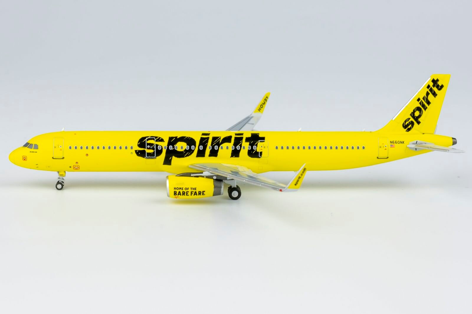 NG Models 13100 Spirit Airlines A321-200/w 1/400 Металлическая модель авиалайнера