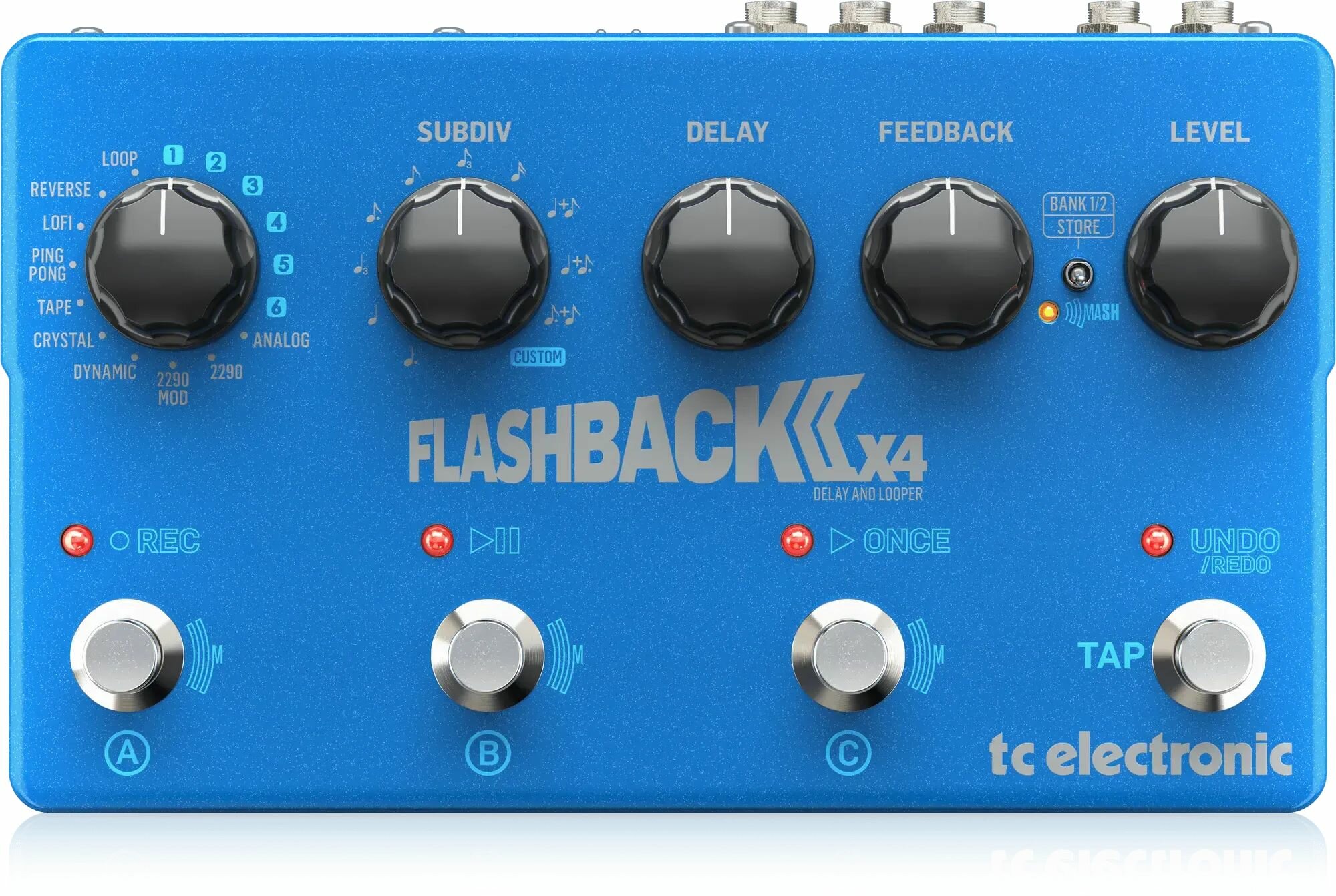 Педаль эффектов для электрогитары TC Electronic Flashback 2 x4 Delay and Looper