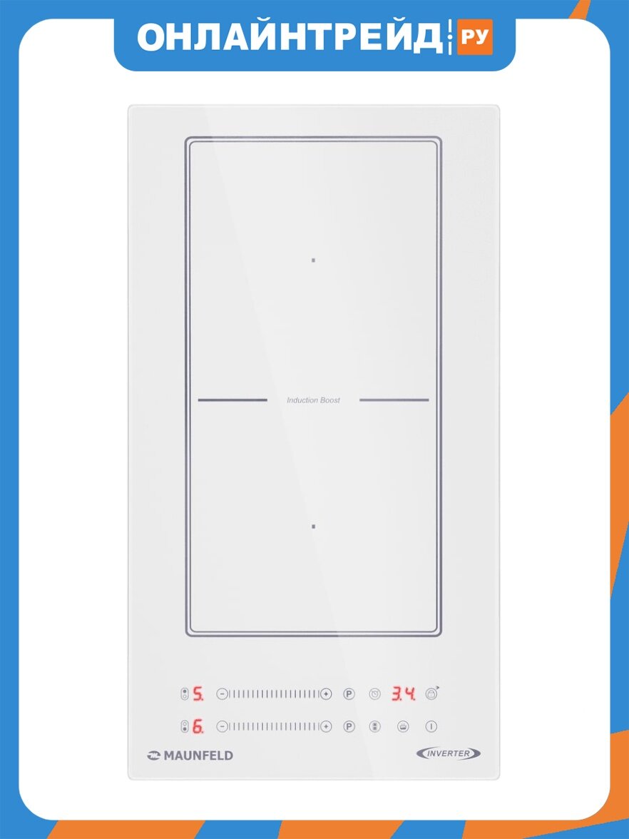 Индукционная варочная панель Maunfeld CVI292S2BWH Inverter