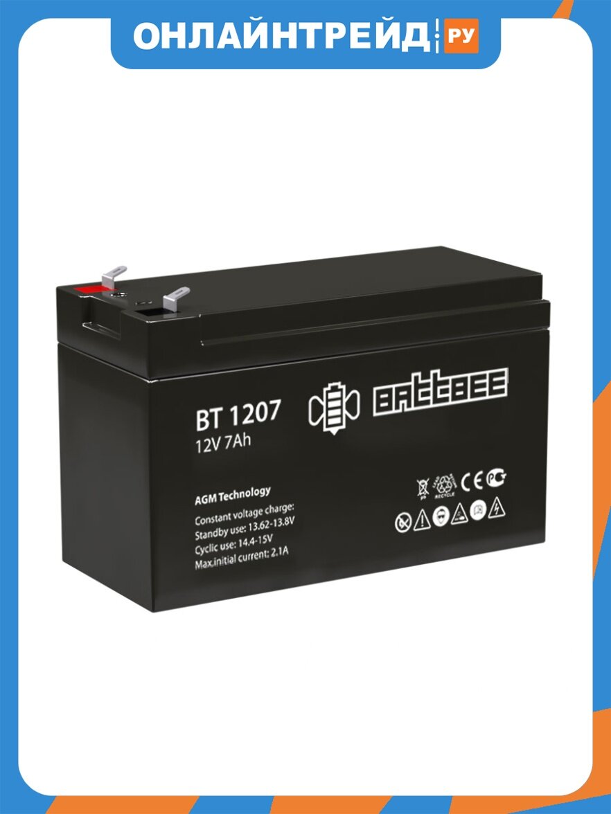 Аккумуляторная батарея Battbee BT 1207