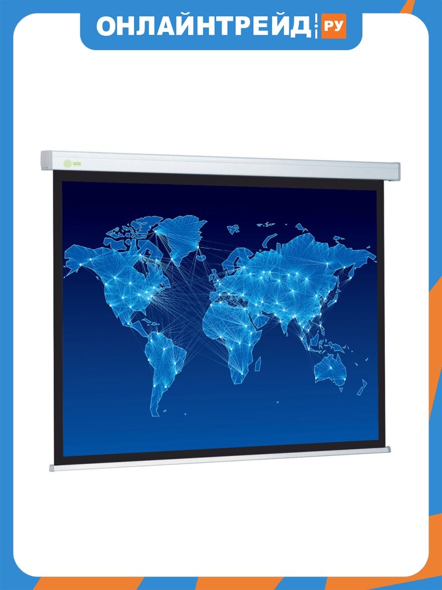 Экран Cactus 152x203см Wallscreen CS-PSW-152x203 4:3 настенно-потолочный рулонный белый