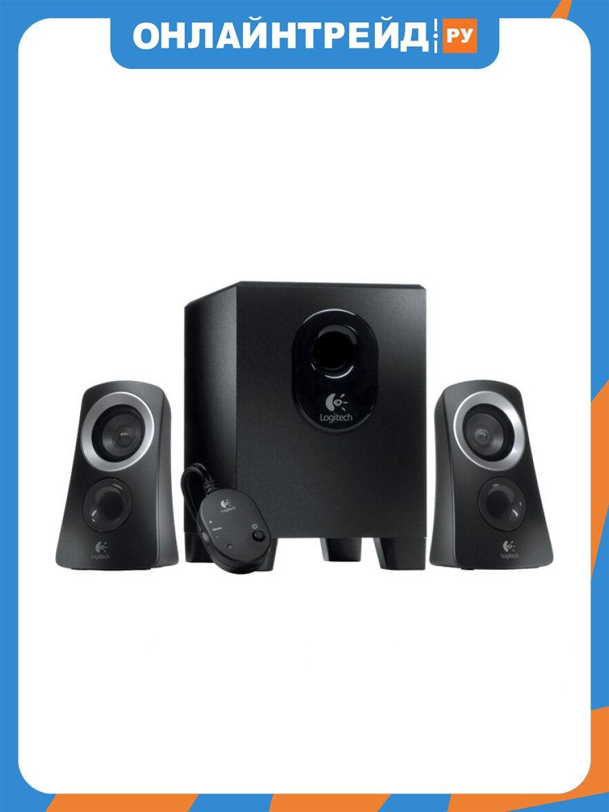 Колонки 2.1 Logitech Z-313 черный 25Вт (980-000413)