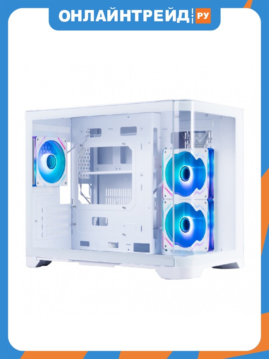 Корпус 1STPLAYER UVIEW UV6 ARGB, белый (UV6-WH-2FC7R-W-1FC7-W)