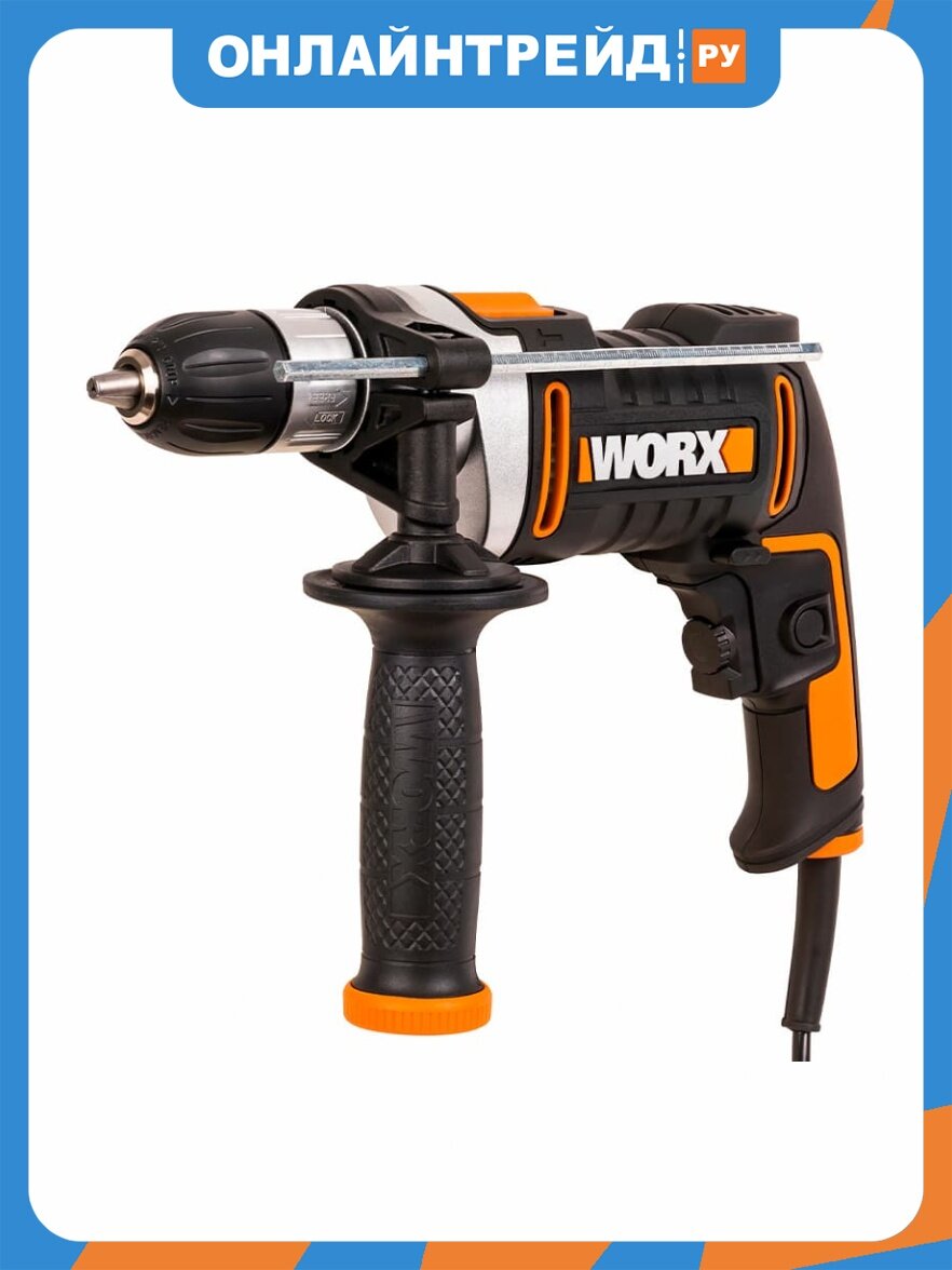 Дрель-ударная Worx WX328, 800Вт, кейс