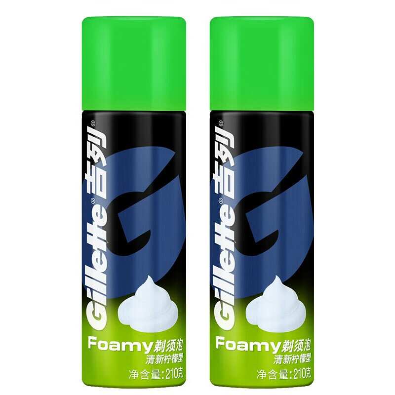 Пена для бритья мужская Gillette Fresh Lemon Fragrance, 210 г