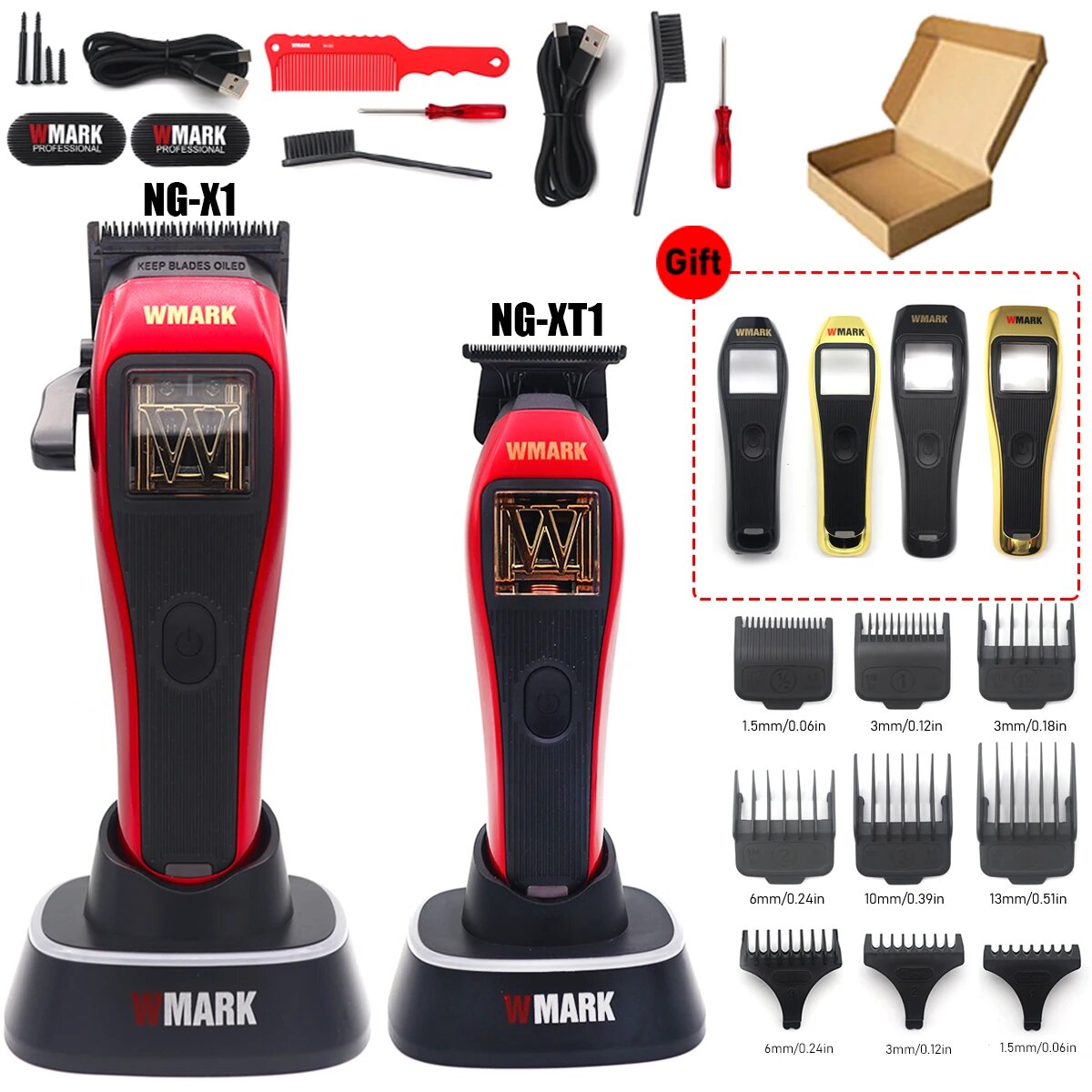 WMARK NG-X1 Машинка для стрижки волос Kit2